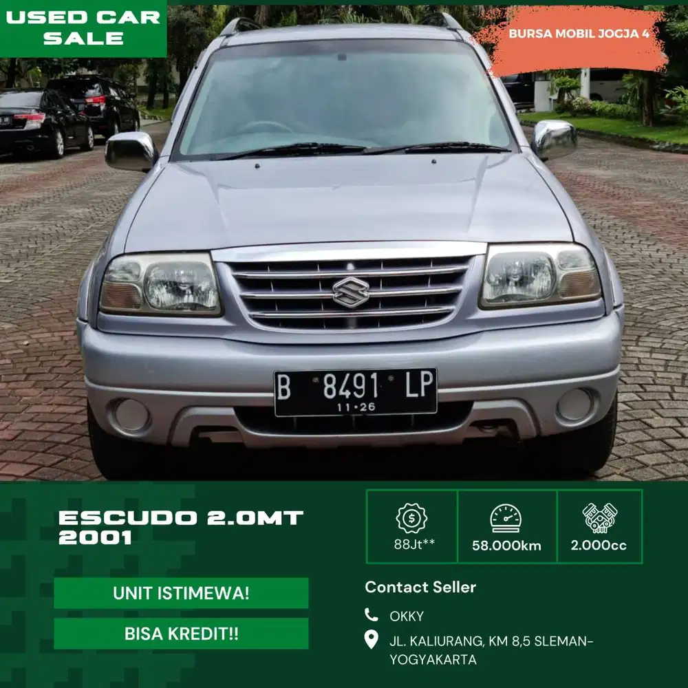 Suzuki Escudo 2001 Manual
