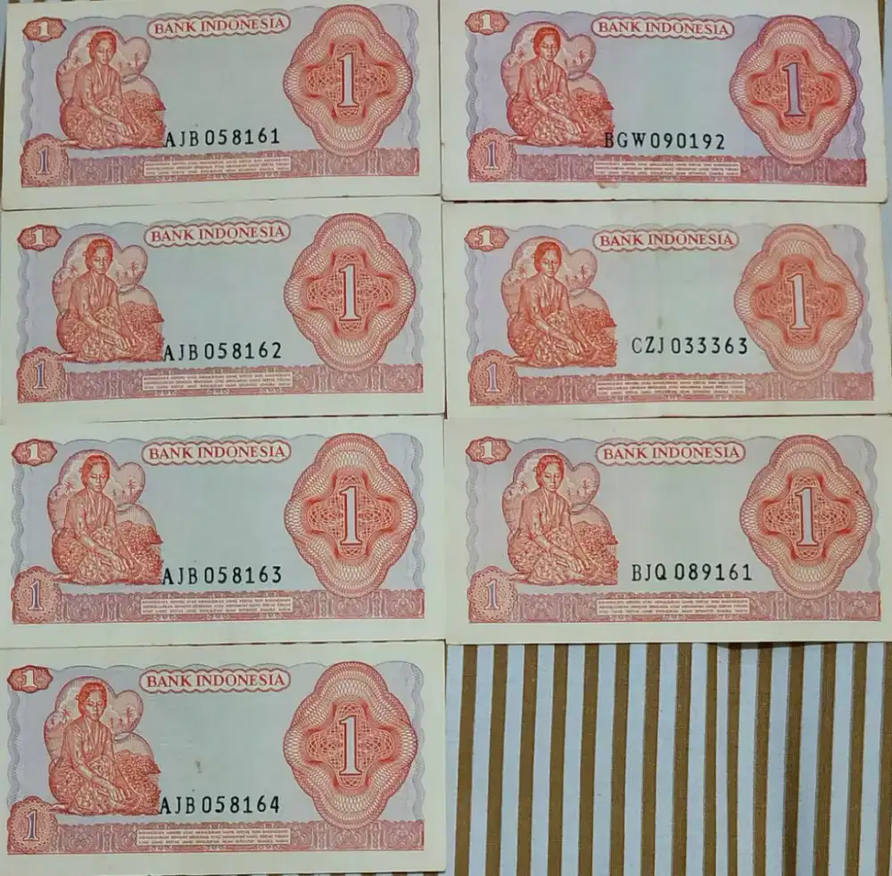 Uang Kuno Satu Rupiah Tahun 1969 Baru - Koleksi - 756434461