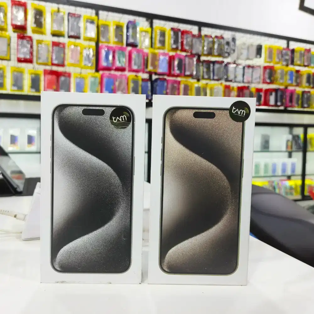 Barang Langka iPhone 15 Pro Max 256GB Natural Titanium - Handphone ...