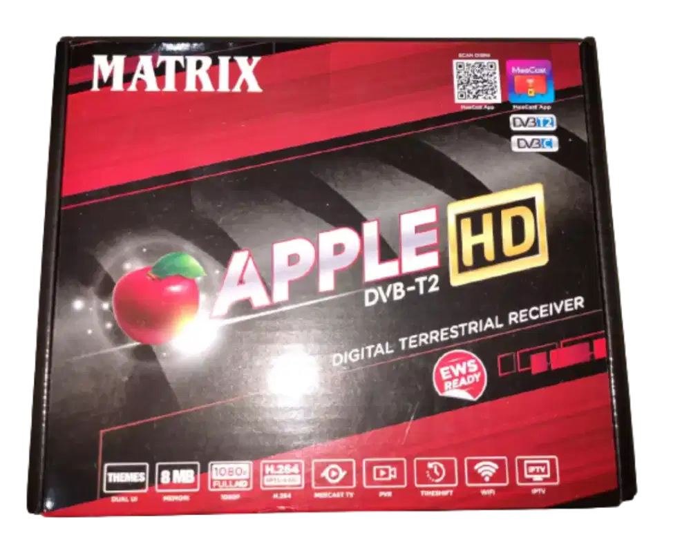 Set top box dvb t2 matrix apple hd new - TV & Audio, Video - 757396945