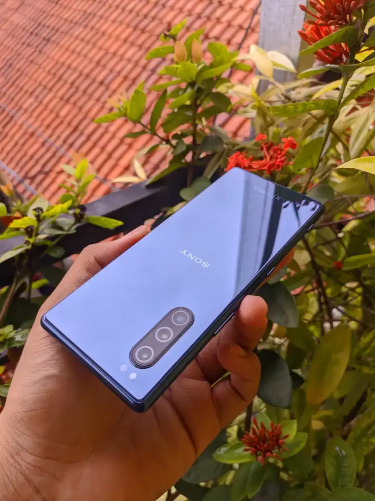 Sony Xperia 5 Blue 6/64GB All Provider BH Tinggi - Handphone - 901759986