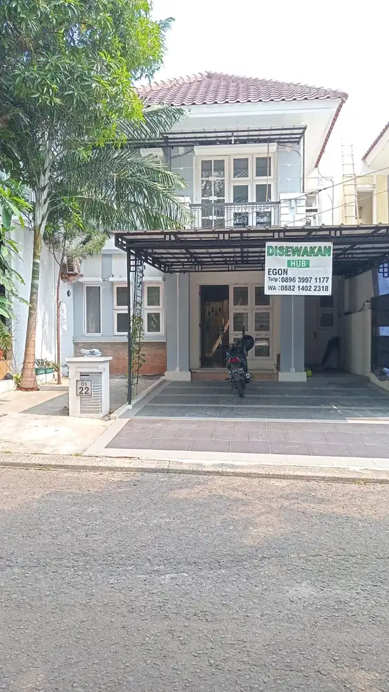 Rumah Rapi Bersih 2 1/2 Lantai Carport 2 Mobil Legenda Wisata Cibubur ...