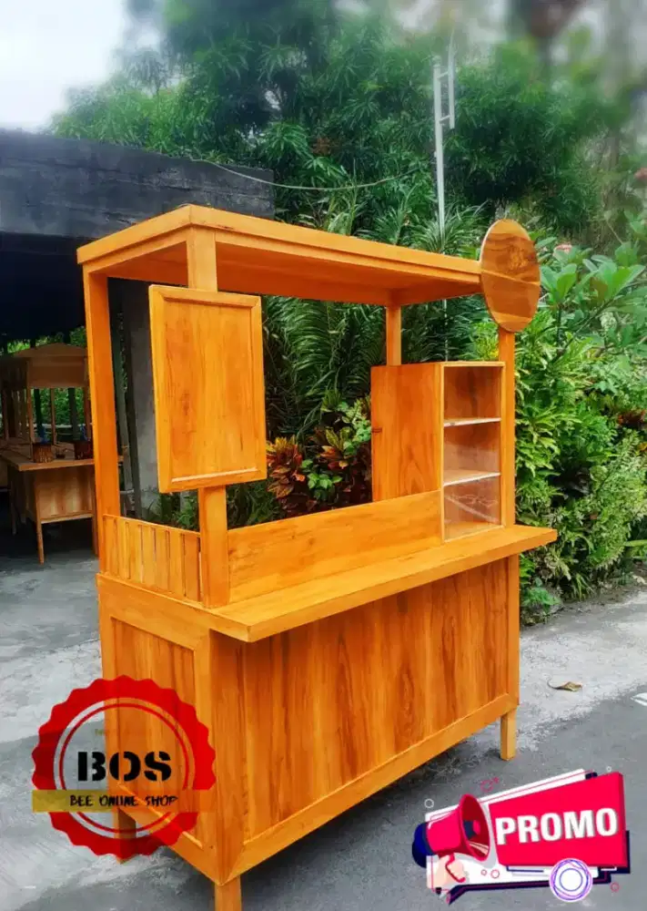 GEROBAK CUSTOM GEROBAK ANGKRINGAN GEROBAK BOOTH - Perlengkapan Usaha ...