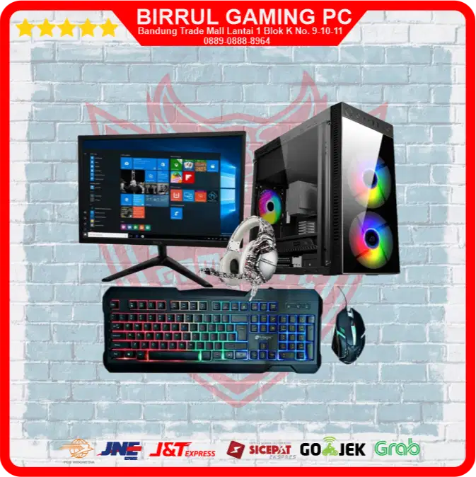Paket PC Fullset Gaming,Editing,High AMD Ryzen 5 5600G siap pakai ...