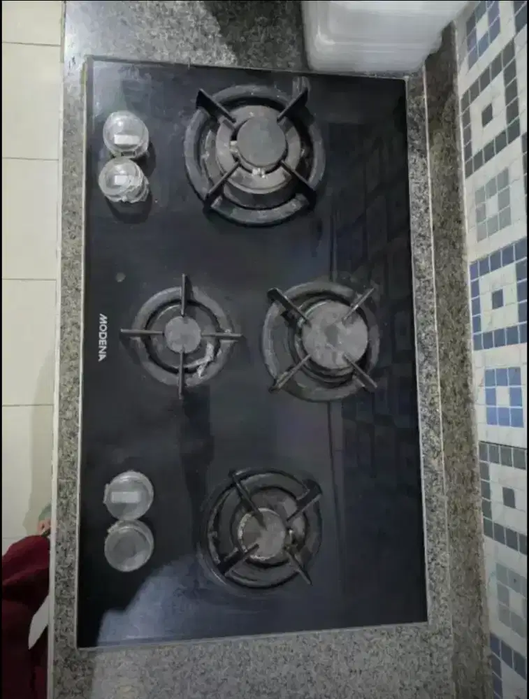 Kompor Gas Modena Bekas Telur MODENA GAS HOB 2 TUNGKU BH 2725 GABK
