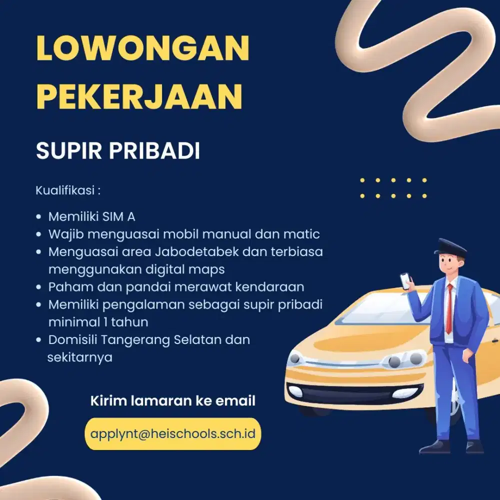 Info Lowongan Pekerjaan Supir Pribadi Terbaru | OLX Indonesia