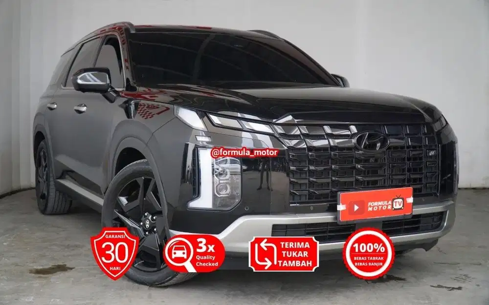 HYUNDAI PALISADE 4WD SIGNATURE A/T 2022 HITAM - Mobil Bekas - 912182735