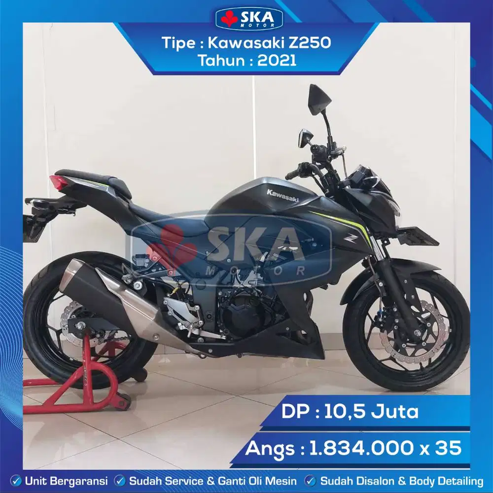 Kawasaki Z250 2021 -SKA MOTOR- - Motor Bekas - 914209796