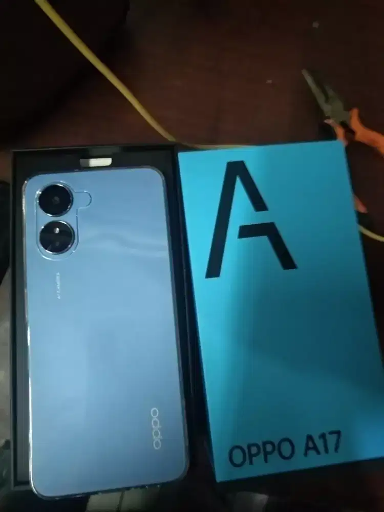 HP OPPO A17 RAM 6/128 NOMINUS LENGKAP FULLSET - Handphone - 913455590