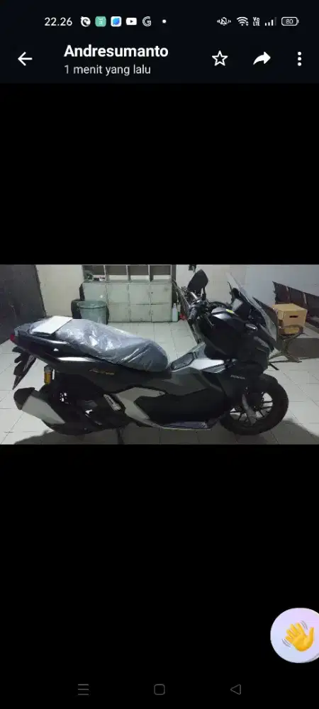 ADV 160 ABS HITAM TH 2024 KM 1 PLAT JAKTIM - Motor Bekas - 888126245