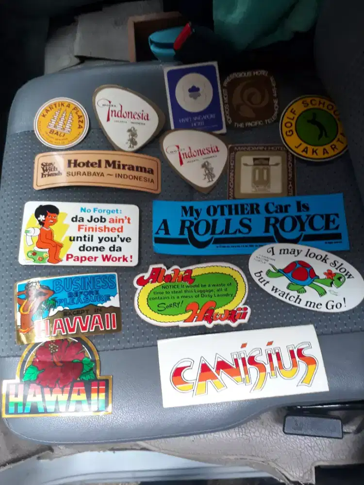 15 pcs Sticker Lawas Jadul Vintage - Koleksi - 868926389
