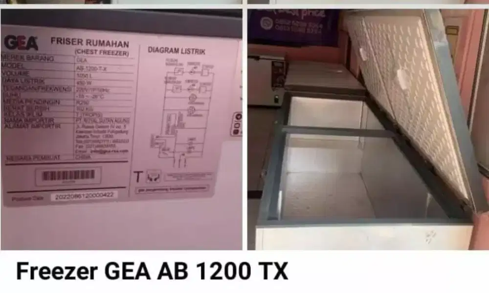 Freezer 1200 di Indonesia - OLX Murah Dengan Harga Terbaik - OLX.co.id