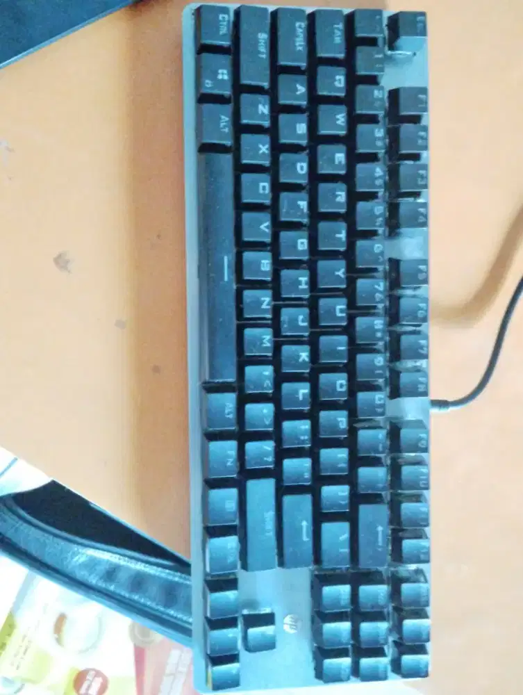 Keyboard mechanical HP GK200 Blue switch - Komputer - 913489371