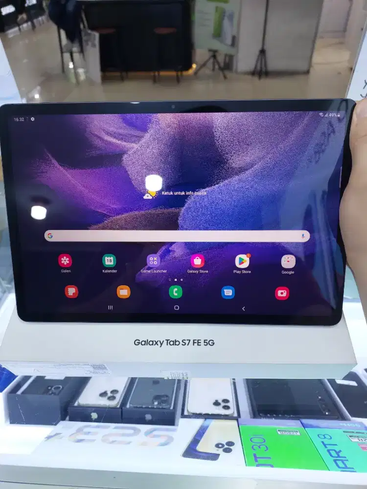 Samsung Tab S7 Fe ram 6/128gb bekas - Tablet - 913779610