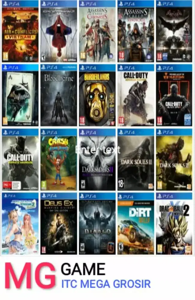 ISI GAME PS4 KOLEKSI LENGKAP - Games & Console - 849003922