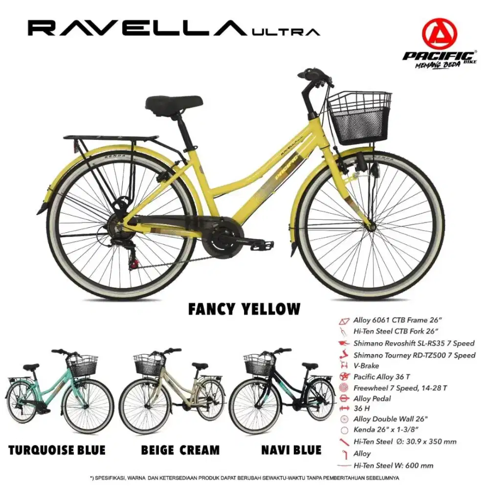 Pacific CTB Ravella Ultra 26 - Sepeda & Aksesoris - 912017399