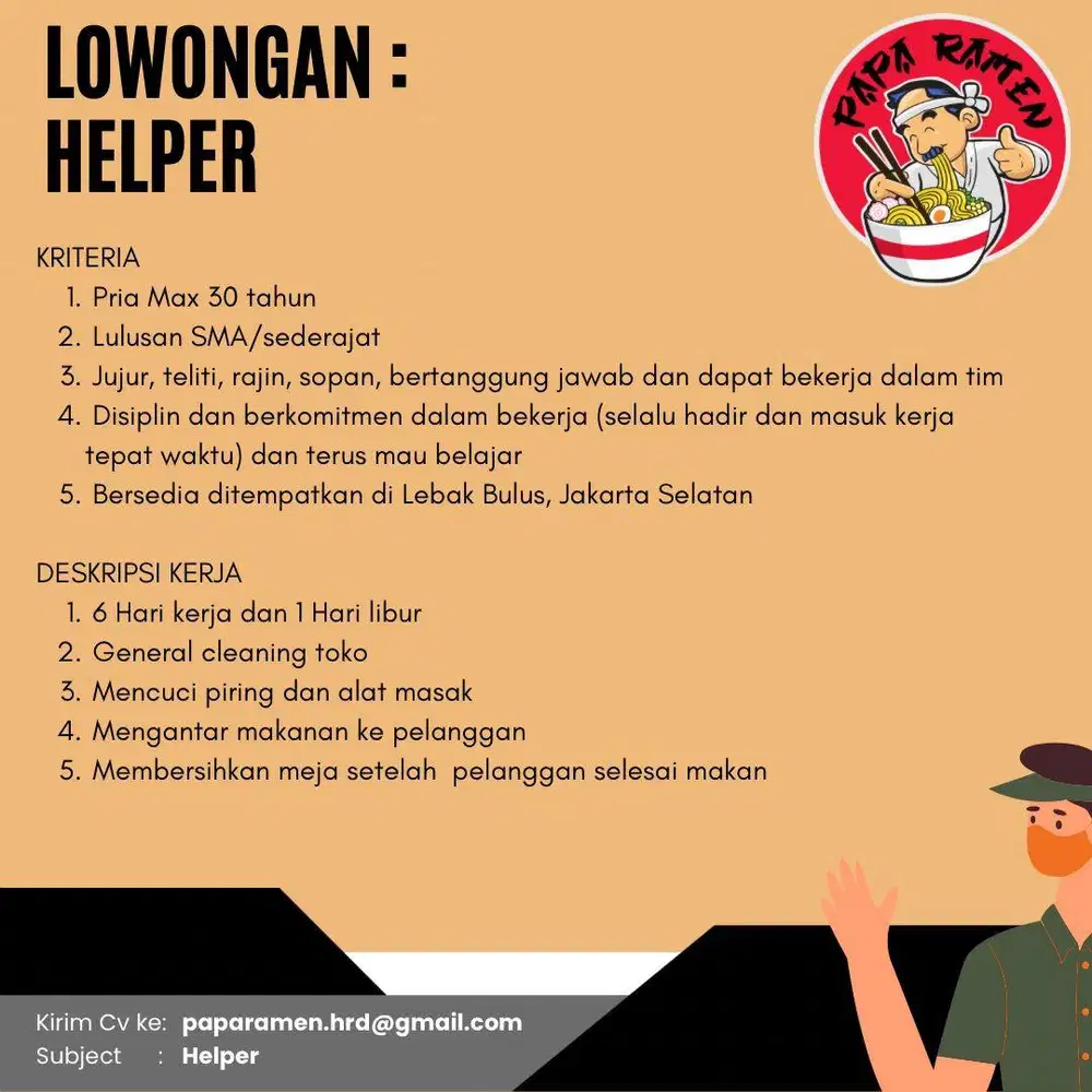 Kerja Helper di Indonesia - OLX Murah Dengan Harga Terbaik - OLX.co.id
