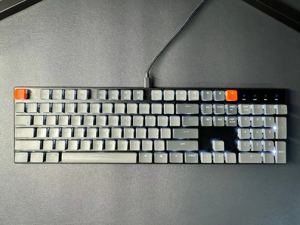Keyboard Mechanical Keychron K1 Full Size LIKE NEW - Komputer - 914179478