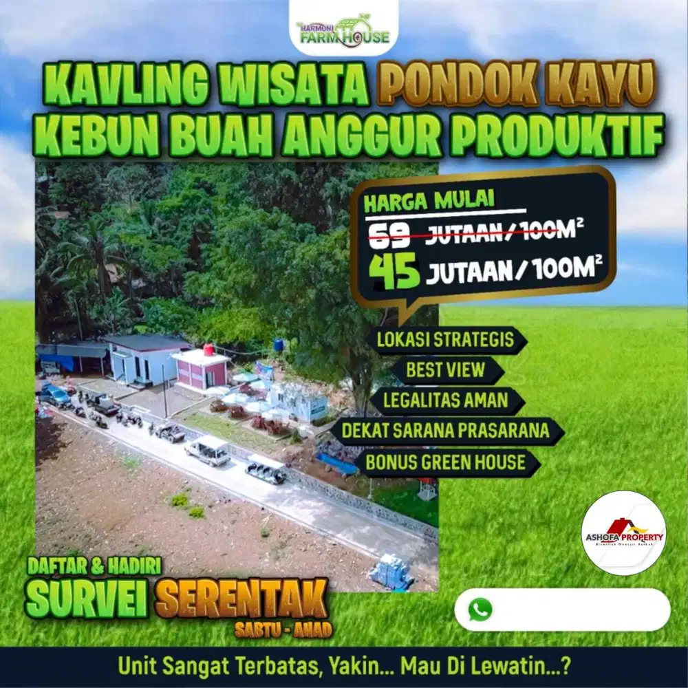 DIJUAL TANAH KAVLING VILA KEBUN DI BOGOR - Tanah - 913941869