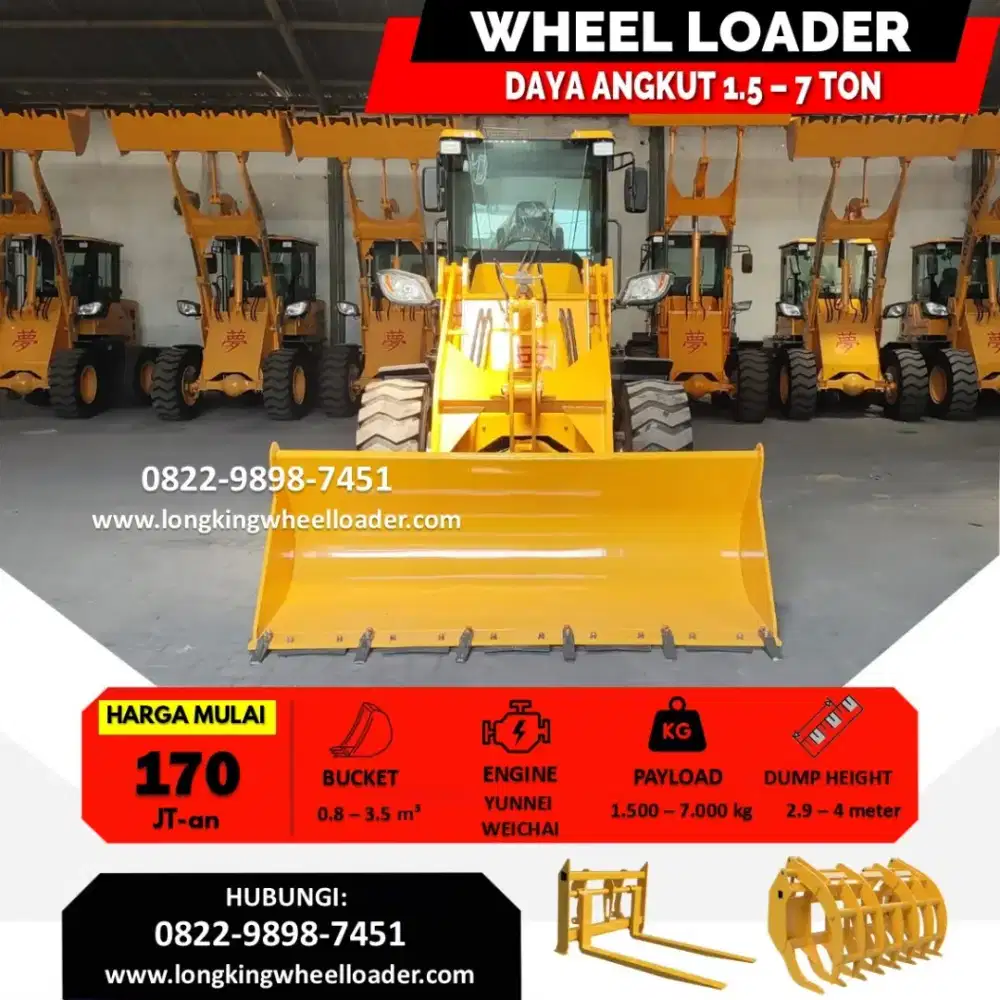 Wheel Loader - Dijual Mesin & Keperluan Industri Murah di Indonesia ...