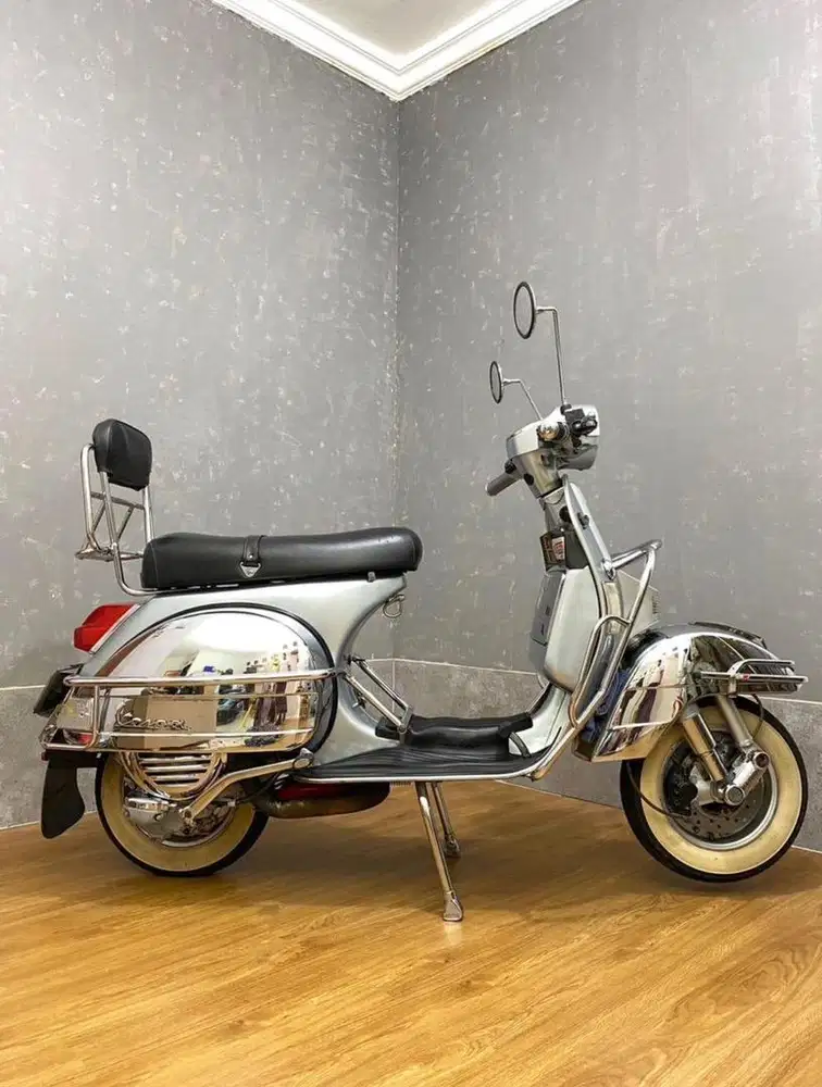 Vespa npx 2006 silver chrome atau new px - Motor Bekas - 913866889
