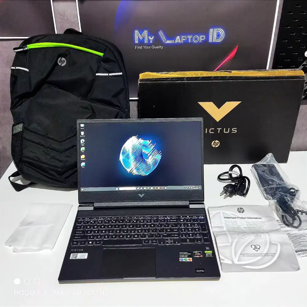 Laptop Gaming HP Victus 15 Ryzen 7 5800H RTX3050Ti RAM16GB SSD512GB ...