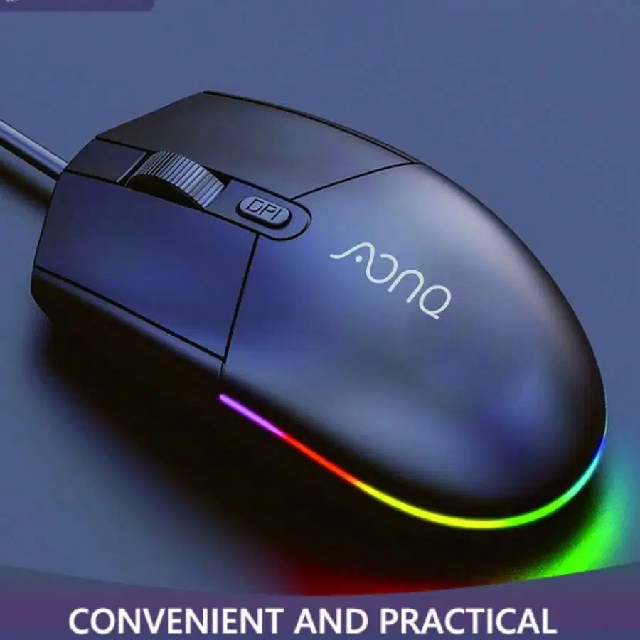 MOUSE GAMING 4 TOMBOL RGB LED LG100 BACKLIGHT DPI LG-100 - Komputer ...