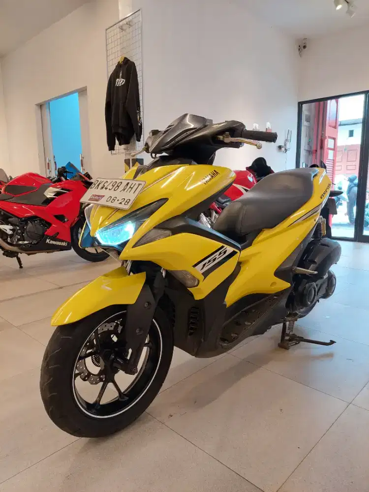 ODO 30RB KM YAMAHA AEROX 155 Tahun 2018 warna Kuning AEROX155 Yellow ...