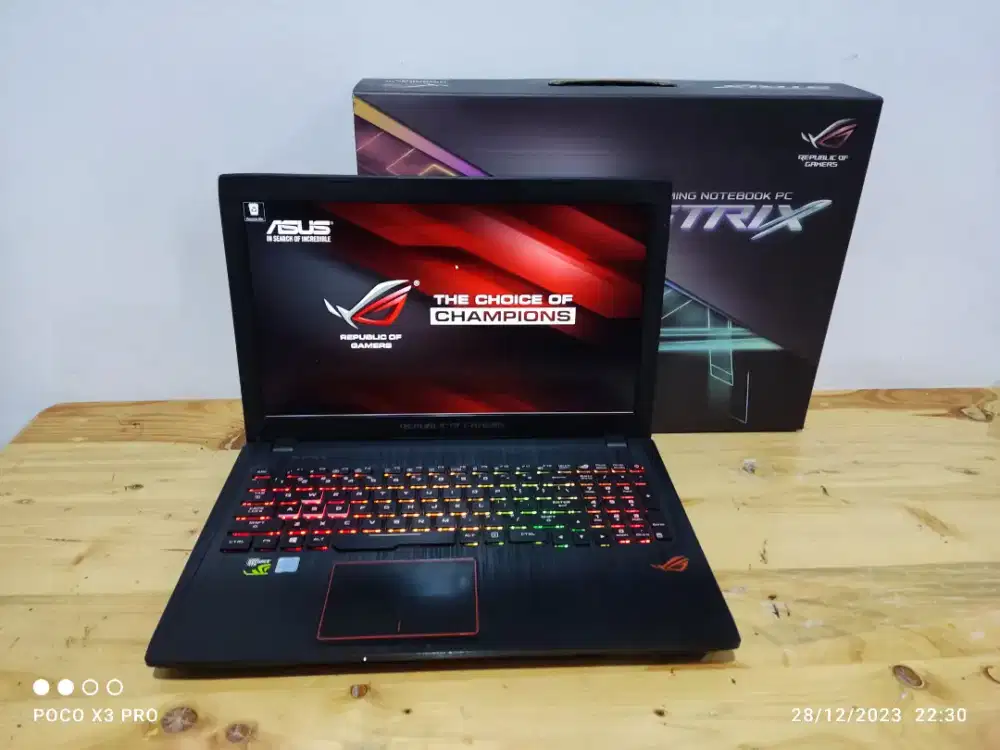 Asus rog strix GL553VD core i7 GTX1050 Ram 16gb ssd 256gb nvme ssd 1Tb ...