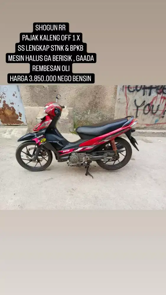 SHOGUN RR 2008 SS LENGKAP - Motor Bekas - 914168618