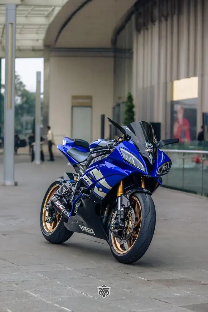 Yamaha YZF-R6 Tahun 2011 livery Biru Full Paper Pajak hidup full 1 thn ...