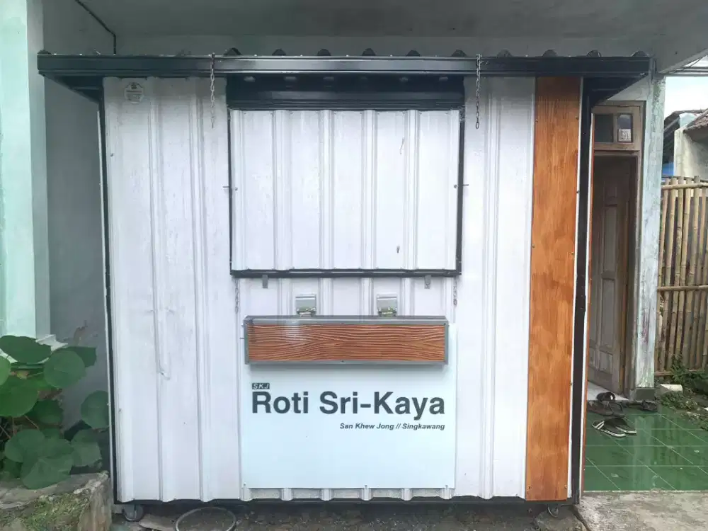Booth Container / Gerobak jualan / Gerobak usaha / gerobak bekas ...
