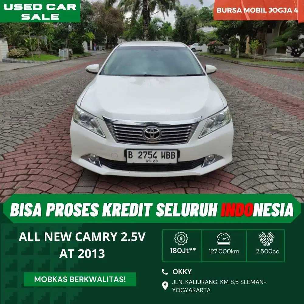 All New Camry 2.5 V Matic 2013 - Mobil Bekas - 912973999