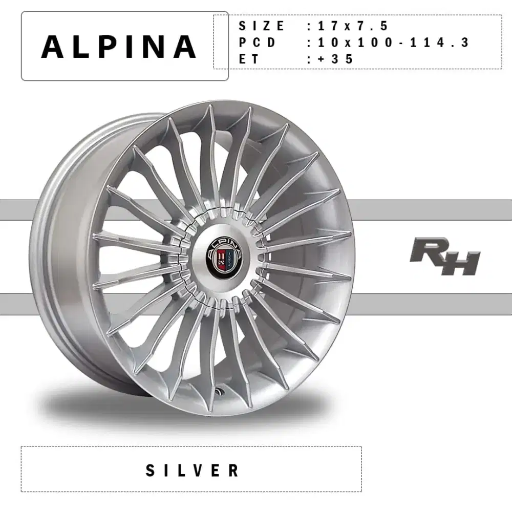 Velg Alpina di Indonesia - OLX Murah Dengan Harga Terbaik - OLX.co.id