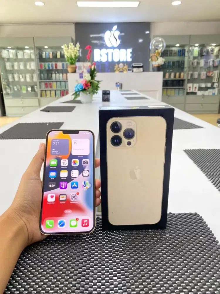 IPHONE 13 PRO 128GB FULLSET, EX GARANSI INTERNASIONAL - Handphone ...