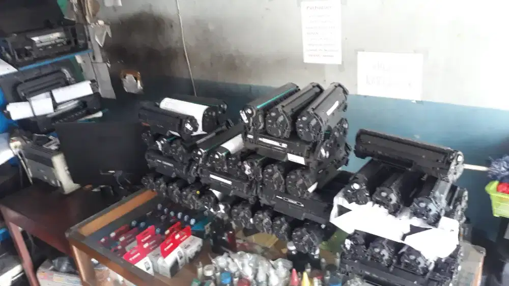 Isi toner tinta printer laser - Komputer - 813262047