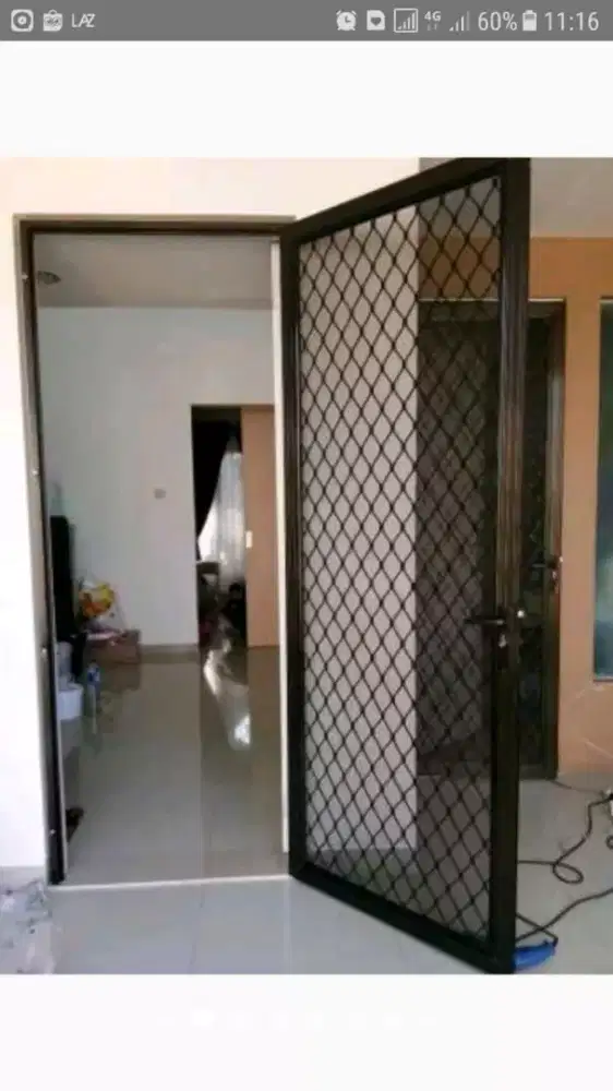 Kasa nyamuk Pintu kasa expanda Sliding Kamar mandi Kusen Alumunium ...