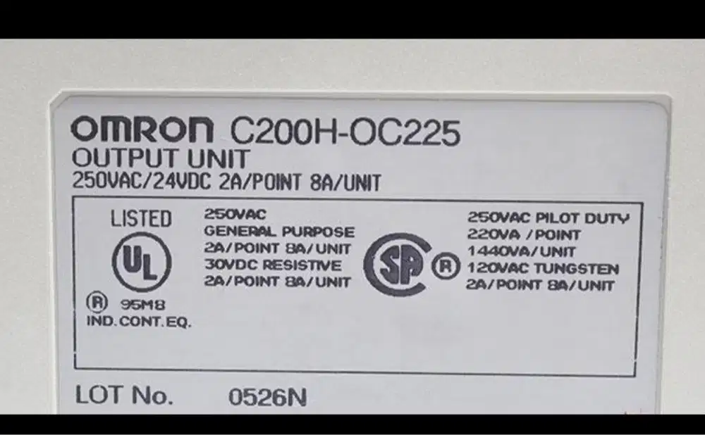 PLC OMRON ( OutPut Unit ) harga utk 2 unit - Mesin & Keperluan Industri ...