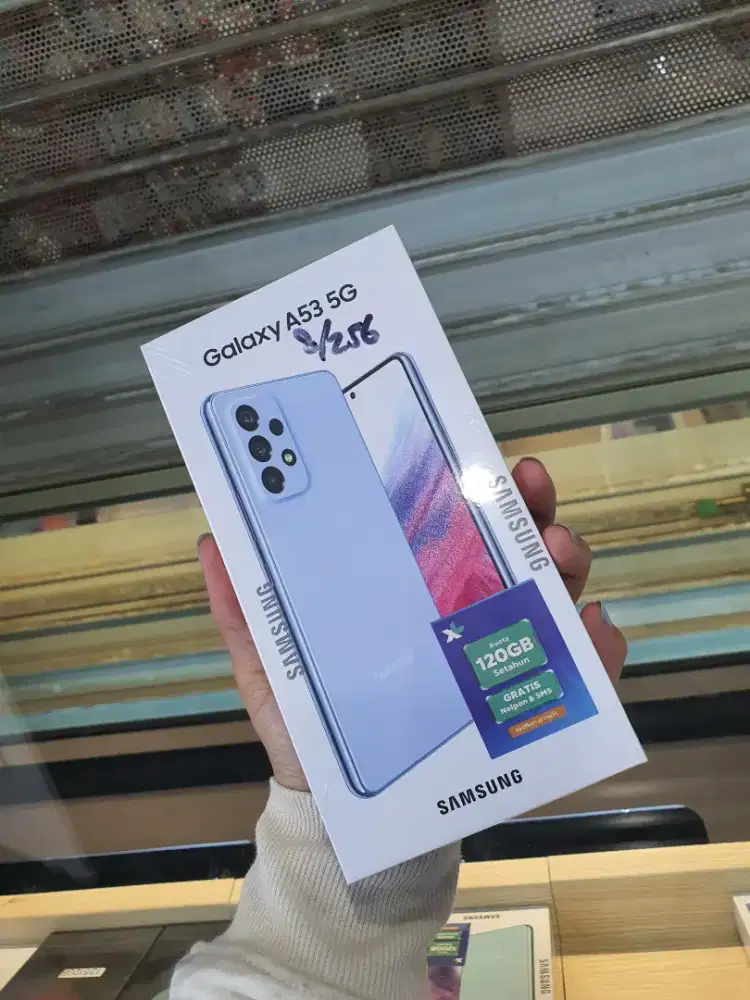 SAMSUNG GALAXY A53 5G 8/256GB NEW - Handphone - 875512824