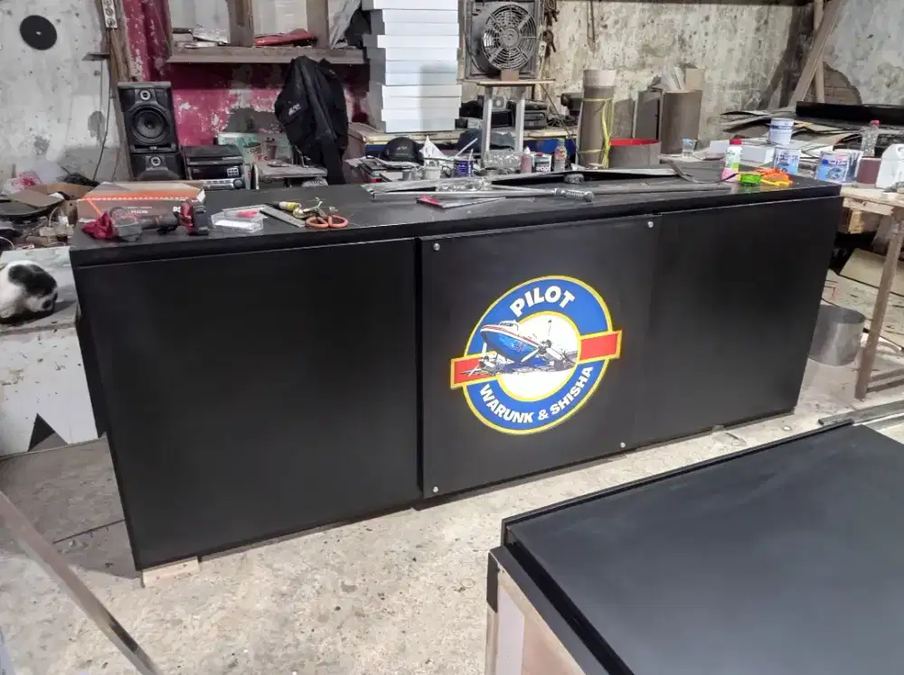 Meja Cashier Meja Kasir Meja Receptionist - Perlengkapan Usaha - 890201699